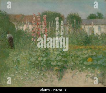Tuin met stokrozen - s0457V1996 - Van Gogh Museum Stock Photo - Alamy