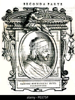 Sandro Botticelli. From: Giorgio Vasari, The Lives of the Most ...