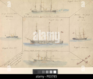 The ironclad ship HMS Alexandra Stock Photo - Alamy