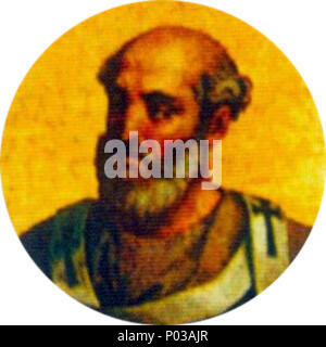 . Pope Theodore I . 7th century. Unknown 526 Theodorus I Stock Photo ...