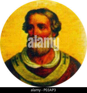 . English: Portait of en:Pope Adrian III in the en:Basilica of Saint ...