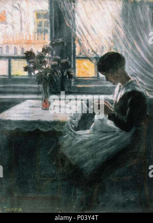 Thorma Embroider 1890s Stock Photo - Alamy