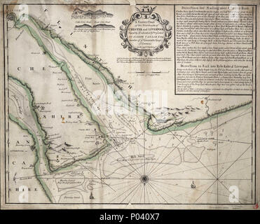 The 'New Exact Survey of the River Dee or ChesterWater' is an early map ...
