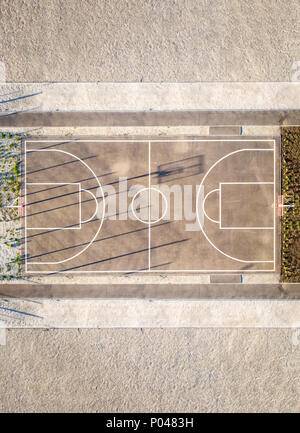 Street Basketball Court Stock Photo - Alamy