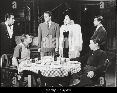 DILLINGER, Elisha Cook Jr., Marc Lawrence, Edmund Lowe, Lawrence Tierney, Eduardo Ciannelli ...