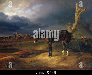 Ownerless Horse on the Battlefield at Moshaisk in 1812 1834 by Albrecht ...