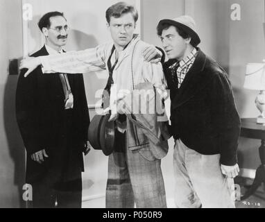 ROOM SERVICE, Groucho Marx, Frank Albertson, Chico Marx, 1938 Stock ...