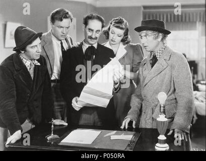ROOM SERVICE GROUCHO MARX, LUCILLE BALL, CHICO MARX, ANN MILLER AND ...