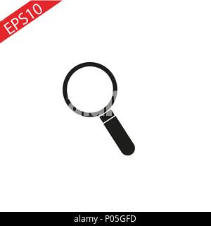 Lupe icon design, Tool search magnifying glass zoom lens and ...