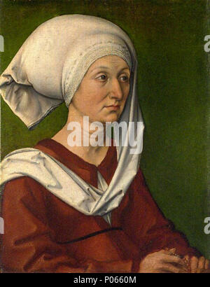 Portrait of Dürer’s Mother Barbara (circa 1451-1514), née Holper ...