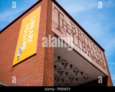 Entrance, The British Library the Worlds Largest National Library in ...