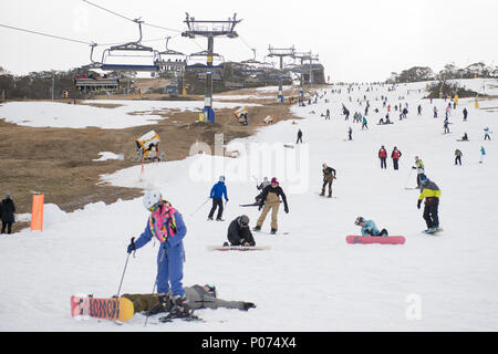 Perisher Valley, Australia - 9th June 2018 - Australian Weather: Snow ...