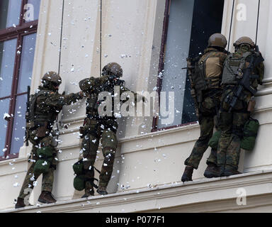 Germany, Dresden, 09 June 2018, Brigardier general Alexander Sollfrank ...