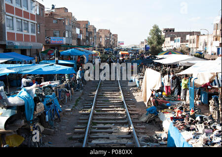 Street photography showing the journey through the market town of ...