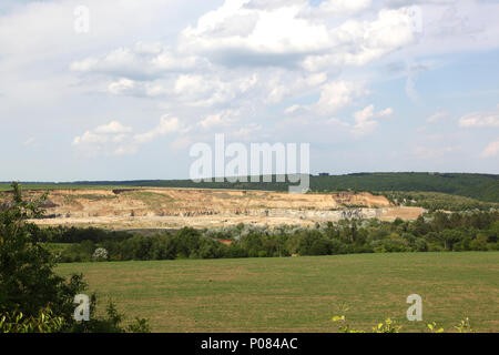 sand pits. Ukraine Ternopil region Stock Photo - Alamy