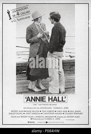 Film Title: ANNIE HALL. DIRECTOR: Woody Allen. STUDIO: UNITED ARTISTS ...