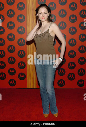 Rose McGowan arriving at the Toys For Tots Party Sponsor by Motorola at ...