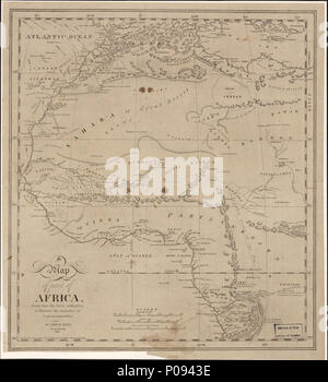 A Map of part of Africa - drawn by the latest authorities to illustrate ...