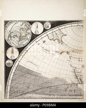 New World Western Hemisphere Map 1798 Stock Photo - Alamy