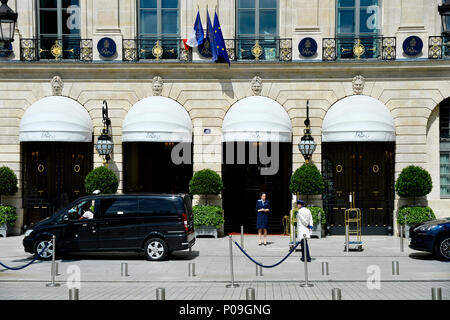 Hotel Ritz, Place Vendome, Louvre, Paris, Ile de France, France, Paris ...