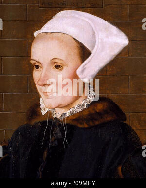 Alice Barnham and Her Sons Martin and Steven 1557 Stock Photo - Alamy