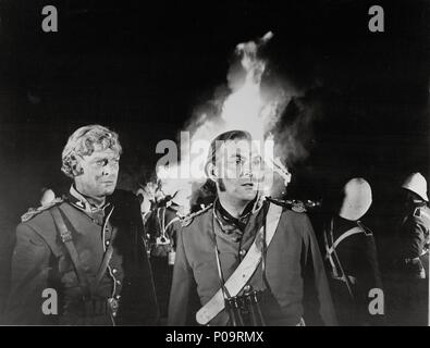 Scene With Stanley Baker Film Zulu (1969) Characters: WITH Lieutenant ...