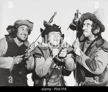 The Three Musketeers Year: 1939 USA Al Ritz, Jimmy Ritz, Harry Ritz ...