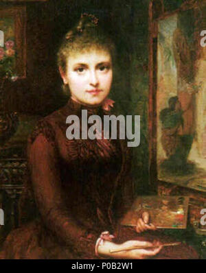 Heva Coomans - Two Italian women 1887 Stock Photo - Alamy