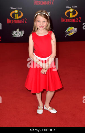Caitlin Reagan attending the Disney And Pixar's 'Incredibles 2 ...