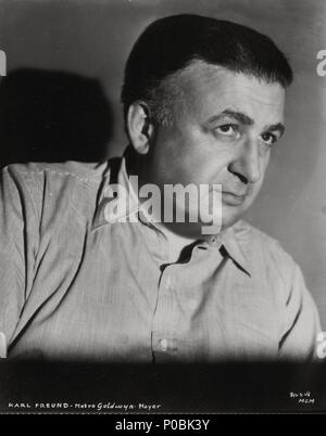 Stars: KARL FREUND Stock Photo - Alamy