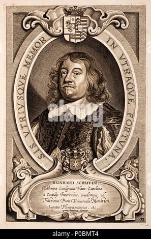 Portrait of Reinhard Scheffer. Portrait of Reinhard Scheffer, in an ...