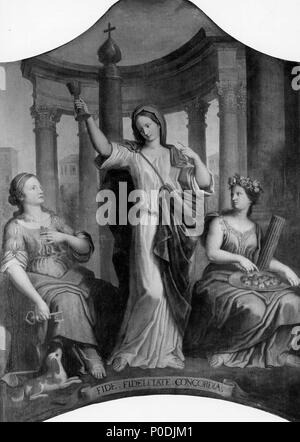 This 1725 painting by Englebert Fisen, 'La Foi, la Fidélité et la ...