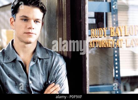 Matt Damon Film The Rainmaker (USA 1997) Characters: Rudy Baylor ...
