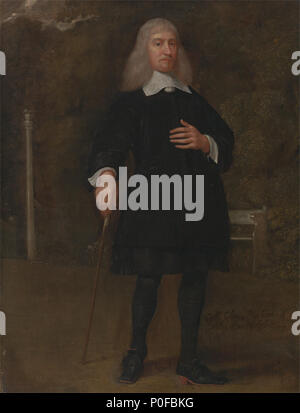 Colonel Alexander Popham, of Littlecote, Wiltshire Inscribed in brown ...