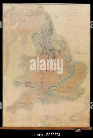 'Strata of England and Wales' The William Smith Geological Map Adjusted ...