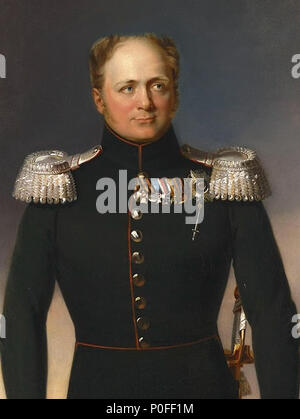 Portrait of Tsar Alexander I of Russia George Dawe (manner of ...
