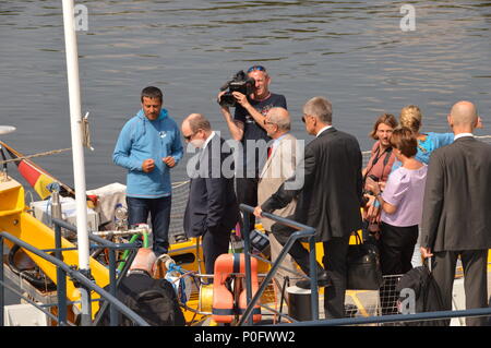DRESDEN, GERMANY - JUNE 08: HRH Prince Albert II. of Monaco during the ...
