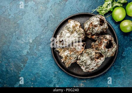 Seafood - Raw Piure - Pyura Chilensis Stock Photo - Alamy