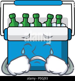 Crying cute refrigerator character cartoon Stock Vector Image & Art - Alamy