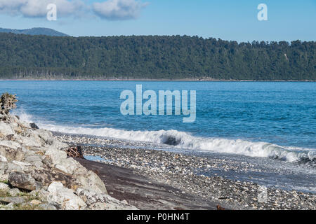 Bruce Bay on the Tasman Sea on the West Coast of New Zealand Stock ...