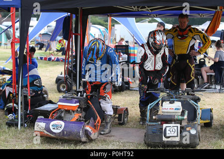 The British Lawn Mower Racing Association 12 Hour lawn mower race in ...