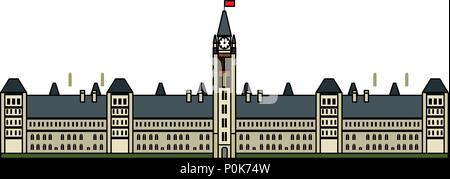 canadian parliament building icon Stock Vector Image & Art - Alamy