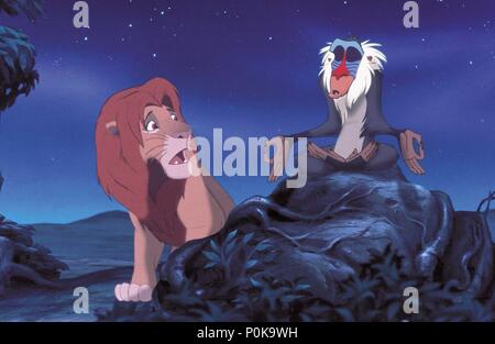 1994, Film Title: LION KING, Director: ROGER / ROB MINKOFF ALLERS ...