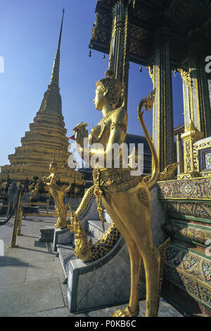 1995 HISTORICAL APSONSI BIRD WOMAN STATUES WAT PHRA KAEO TEMPLE GRAND ...