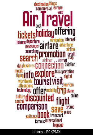 Travel, adventure and tourism tag cloud with icons and concepts Stock ...