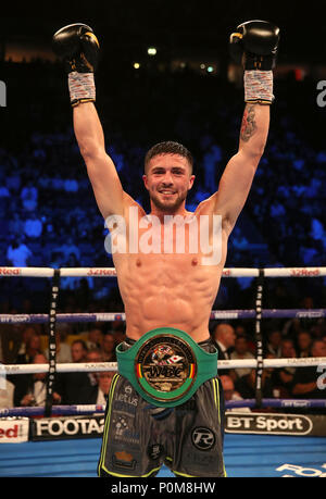 Mark Heffron during the International Middleweight Contest at the First ...