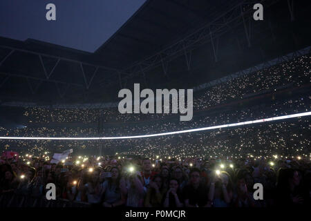 Fans in the crowd during Capital's Summertime Ball with Vodafone at ...