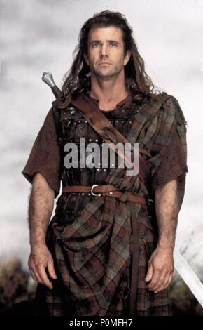 BRAVEHEART 1995 20th Century Fox film with Mel Gibson asa Scottish ...