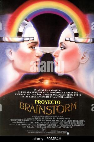 BRAINSTORM -1983 POSTER Stock Photo - Alamy