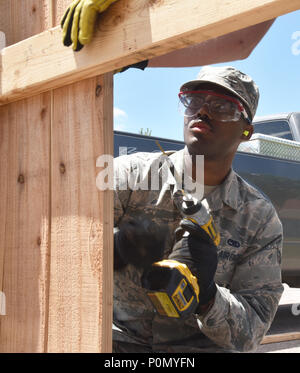 Senior Airmen Donovan Davis, 114th Civil Engineer Squadron structural ...